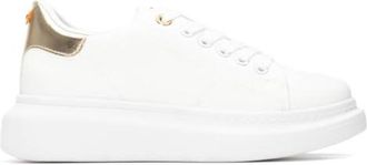Refresh Sneakers Femme Blanc - Chaussures Confortables et polyvalentes - Mode d&eacute;contract&eacute;e - Mod&egrave;le 17321901 (Taille39)