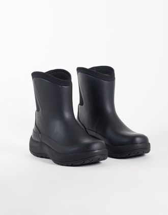 Rains 70240 wasserdichter Gummistiefel in Schwarz