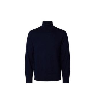 Selected Pull en maille &agrave; col roul&eacute; en laine
