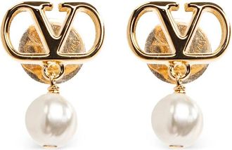 Valentino Garavani VLogo Signature Pearl-pendant Earrings