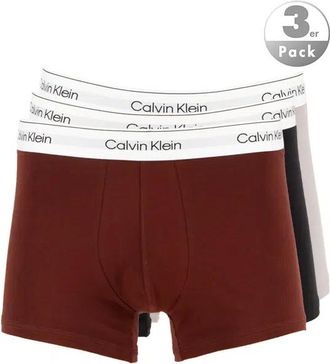 Calvin Klein Underwear Herren Trunks braun Baumwolle & Mix unifarben