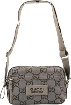 Gucci unisex, Pre-owned, Gris, Taille: ONE Size Sac bandouli&egrave;re vintage Pre-owned