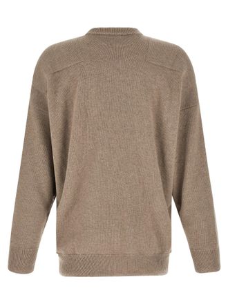 Jil Sander Wool-Blend Crew-Neck Sweater - Beige