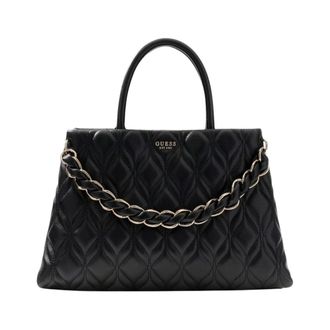 Guess Maxine Girlfriend Satchel - - Bags - Damen - Schwarzk - ONE SIZE