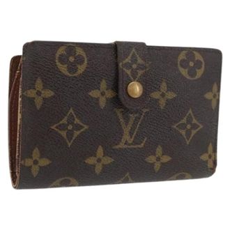 Louis Vuitton Portefeuille en Toile Monogram Pre-owned - Femme - Pre-owned - Brun - Taille: ONE Size