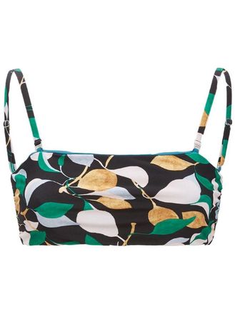 La DoubleJ Wendbarer Bandeau-Bikini - Schwarz