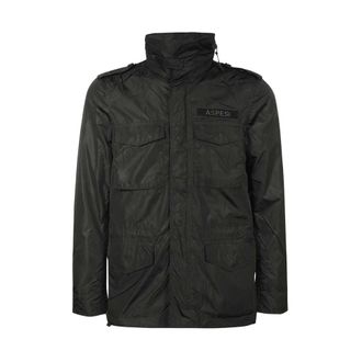 Aspesi Multi-Pocket Nylon Jacke - - Jackets - Herren - Schwarzk - S