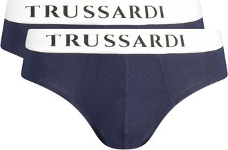 Trussardi Homme, Sous-v&ecirc;tements, Bleu, Taille: M Basic Slip