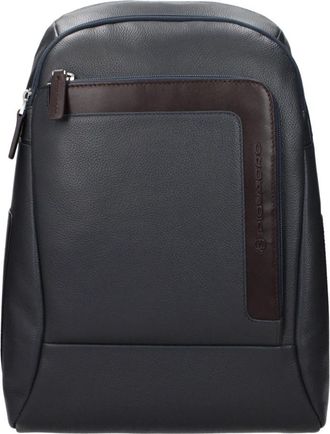 Piquadro Small Laptop Backpack 14 - - Bags - Herren - Grau - ONE SIZE