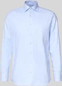 Eterna Modern Fit Business-Hemd mit Knopfleiste