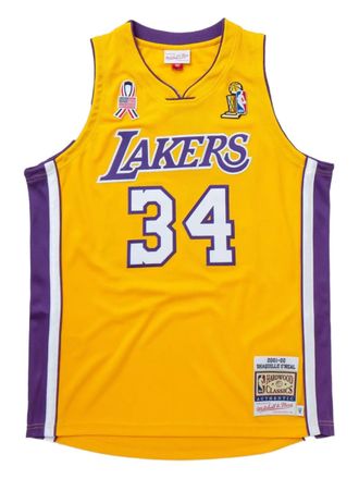 Mitchell & Ness x La Lakers Trägershirt mit Logo-Print - Gelb