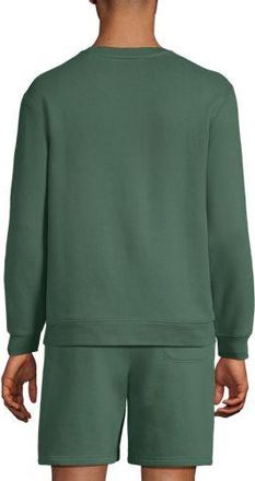Lands End Rundhals-Sweatshirt SERIOUS SWEATS, Herren, Gr&ouml;&szlig;e:48-50 regular, Gr&uuml;n, Baumwoll-Mischung/Polyester-Mischung, by Lands End