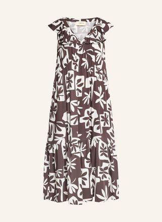 Cartoon Cartoon Kleid Mit R&uuml;schen braun