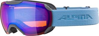 Alpina Unisex, Skibrille, Grey-Syblue, Einheitsgröße