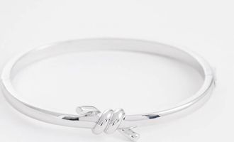 Abbott Lyon Bracelet jonc torsad&eacute; effet nou&eacute; - Argent&eacute;