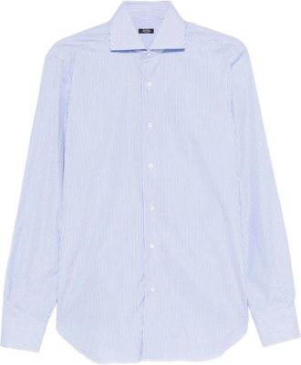 Barba Homme, Chemises, Bleu, Taille: 3XL Formal Chemises