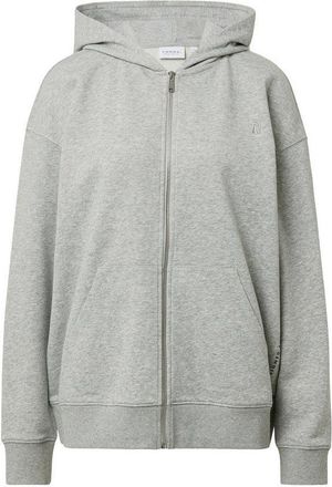 Comma Sweatjacke Sweatshirt Oversized Sweatjacke mit Kapuze