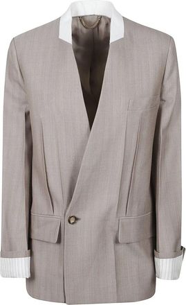 Victoria Beckham Damen, Jacken, Grau, 2XSGr&ouml;&szlig;e