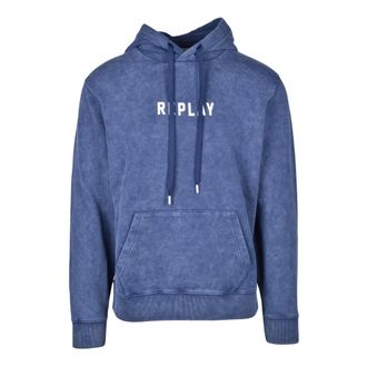 Replay Herren, Sweatshirts & Hoodies, Blau, XLGr&ouml;&szlig;e