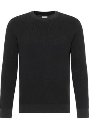 Mustang Jeans Style Elliot Pull-Over, Noir de Jais 4188, XL Homme