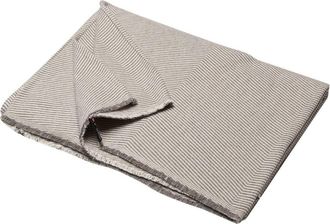 David Fussenegger Decke, Baumwollüberwurf - Fischgrät - Mischgewebe - Farbe: Rauch - 200 x 140 cm