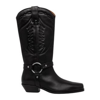 Patrizia Pepe Cowboy Ankle Boots - - Shoes - Damen - Schwarzk - 36 EU