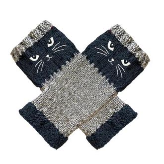 Generic Gants dhiver - Tricot, Sintege 4 paires, fournitures de chaleur &eacute;l&eacute;gantes | Tricot extensible pour femmes et hommes pour le travail, la conduite, la c