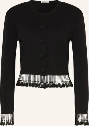 By Malene Birger By Malene Birger Strickjacke Shelly Mit Schmucksteinen schwarz