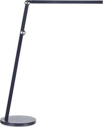 Beliani Lampe de Bureau Noire &agrave; led Tactile Intensit&eacute; Variable Bras Ajustable Moderne Dorado