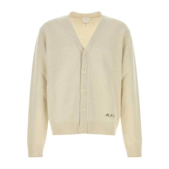 A.P.C. Kevin Cardigan - - Knitwear - Herren - Wei&szlig; - M