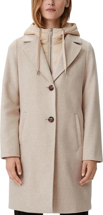 Comma Damen 60.2.62.16.151.2135077 Jacke, 81W0 beige, 42