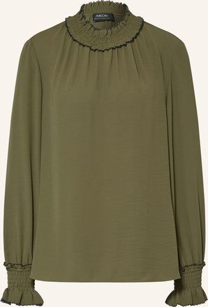 Marc Cain Blusenshirt Mit R&uuml;schen gruen