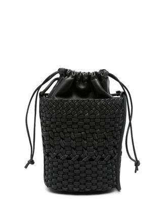 Hereu sac seau Trena en cuir - Noir