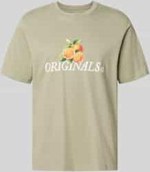 Jack & Jones Regular Fit T-Shirt mit Statement-Print Modell Eres