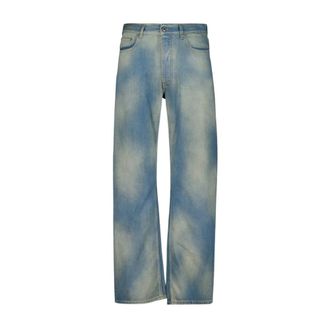 Off-white Relaxed Fit Jeans - - Jeans - Herren - Blau - W30