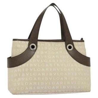 Bulgari Pre-owned Canvas Handtaschen - - Pre-owned - Damen - Beige - ONE SIZE