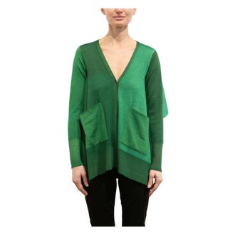 Pierantonio Gaspari Over Cardigan - - Knitwear - Damen - Gr&uuml;n - XS