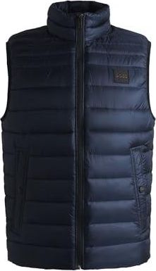 BOSS Hommes Odeno1 Veste sans Manches Slim d&eacute;perlante avec Patch Logo