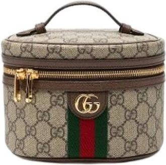 Gucci Sac Vanity Pre-owned - Femme - Pre-owned - Beige - Taille: ONE Size