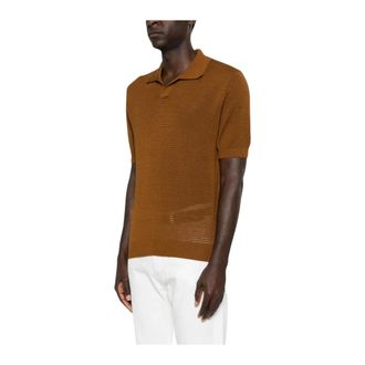 Tagliatore Polo Finlay en maille - Homme - Pulls - Brun - Taille: L