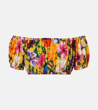 Dolce & Gabbana Cropped-Top aus Baumwolle