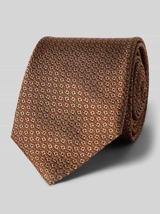 Blick. Seidenkrawatte mit Strukturmuster (7,5 cm)