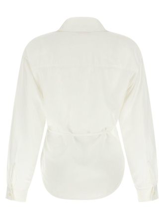 Diesel Modal Blend Wrap Shirt - Cream