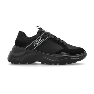 Versace Jeans Couture Sneakers mit Logo - - Shoes - Herren - Schwarzk - 43 EU