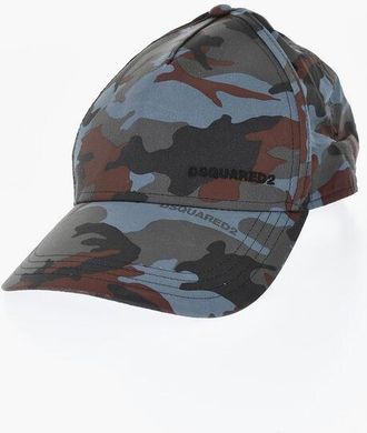 Dsquared2 Camouflage-Pattern Baseball Cap with Embroidered Logo size One Size
