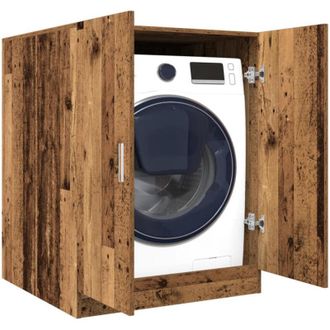 vidaXL Meuble pour machine &agrave; laver vieux bois 70,5x71,5x91,5 cm Vidaxl 428428