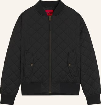 HUGO BOSS Hugo Casual Jacke bicol2541 Regular Fit schwarz