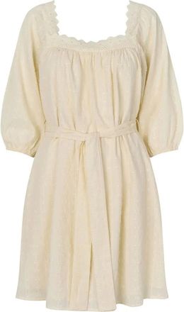 Lollys Laundry Femme, Robes, Beige, Taille: 42 FR Yugidall Short Dress