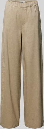 Drykorn Straight Leg Leinenhose mit elastischem Bund Modell CONSIDER