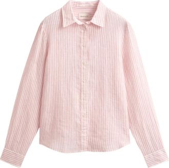 GANT Femme, Blouses et Chemises, Rose, Taille: 42 FR Classic Oxford Short Sleeve Shirt